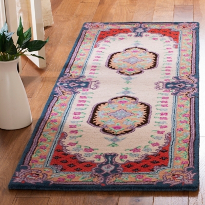 Click here for Safavieh Bellagio 23 X 7 Runner  Ivory/Pink prices