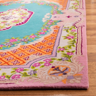 Click here for Safavieh Bellagio 26 X 4 Accent Rug  Blue/Pink prices