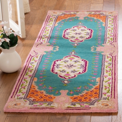 Click here for Safavieh Bellagio 23 X 7 Runner  Blue/Pink prices