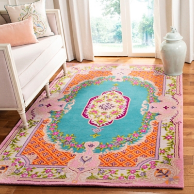 Click here for Safavieh Bellagio 5 X 8 Area Rug  Blue/Pink prices