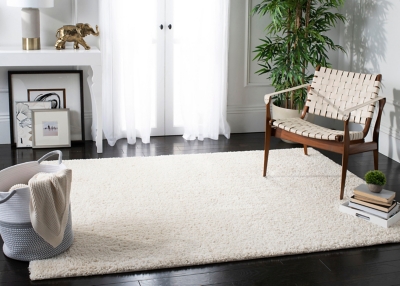 Click here for August Shag 53 x 76 Area Rug  Ivory prices