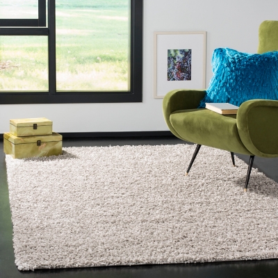Click here for Safavieh Athens Shag 6 x 9 Area Rug  Silver prices