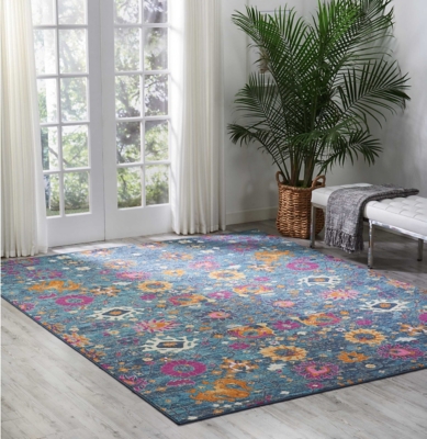 Click here for Nourison Nourison Passion 8 x 10 Denim Bohemian In... prices