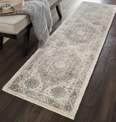 Click here for Nourison Fusion Gray 8 Runner Plush Shag Hallway R... prices