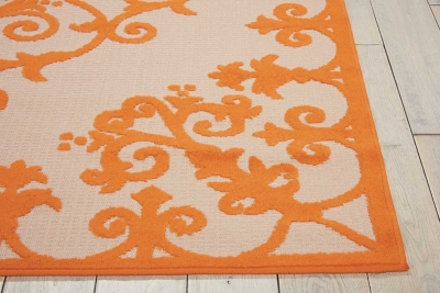 Click here for Aloha 710 x 106 Indoor/Outdoor Area Rug  Orange prices