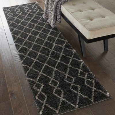 Click here for Nourison Nourison Martil 22 x 73 Charcoal Moroccan... prices