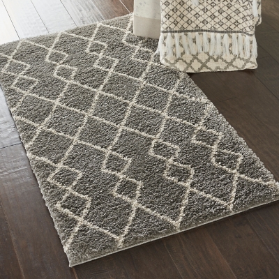 Click here for Nourison Nourison Martil 22 x 39 Silver Moroccan I... prices