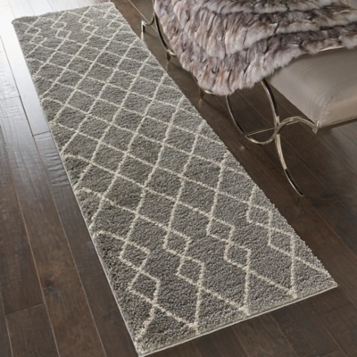 Click here for Nourison Nourison Martil 22 x 76 Silver Moroccan I... prices