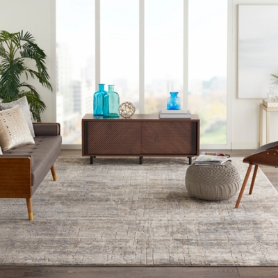 Click here for Nourison Nourison Quarry 67 x 96 Beige/Grey Modern... prices