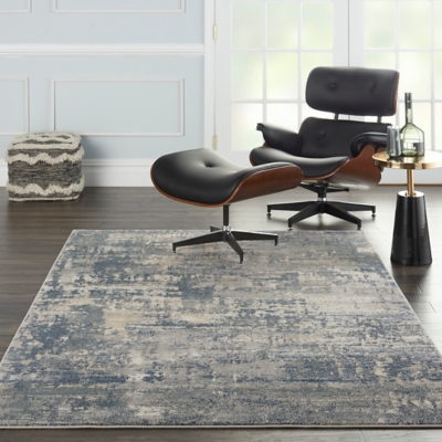Click here for Nourison Nourison Quarry 53 x 73 Grey/Beige Modern... prices