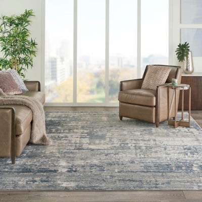Click here for Nourison Quarry 8 X 10 Rustic Area Rug  Gray/Beige prices