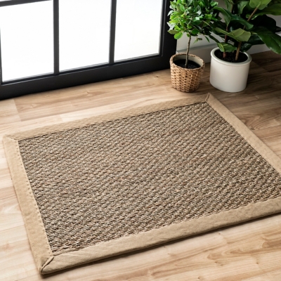 Click here for NuLoom Elijah Farmhouse Seagrass Area Rug  Beige prices