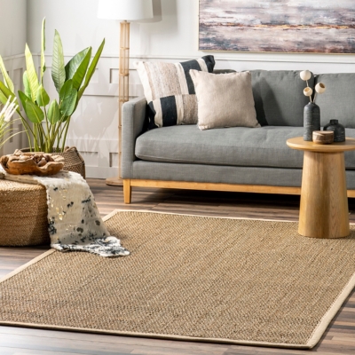 Click here for NuLoom Elijah Farmhouse Seagrass Area Rug  Beige prices