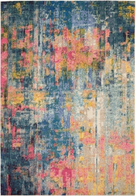 Nourison Celestial Blue Multicolor 7'x10' Rug | Ashley Furniture HomeStore