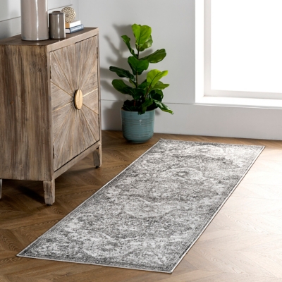 Click here for Nuloom Maryanne Medallion 2 6 x 8 Runner Rug  Gray prices