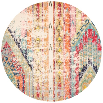 Click here for Safavieh Madison Ylvije 3 x 3 Round Area Rug  Blue prices