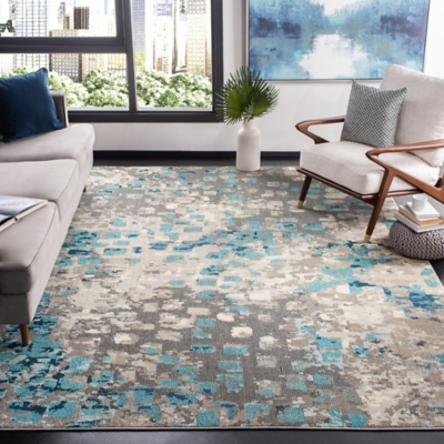 Click here for Safavieh Madison 8 x 10 Area Rug  Gray/Blue prices