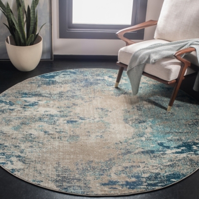 Click here for Safavieh Madison Carol 3 x 3 Round Area Rug  Blue prices