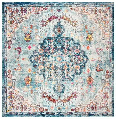 Click here for Safavieh Madison 3 x 3 Square Area Rug  Navy/Light... prices