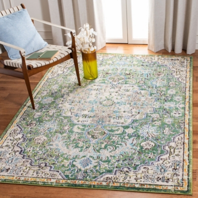 Click here for Safavieh Madison 5-3 x 7-6 Area Rug  Green/Turquoi... prices