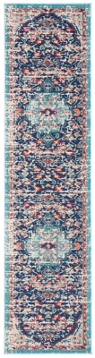 Click here for Safavieh Madison 2-2 x 10 Runner  Black/Teal prices