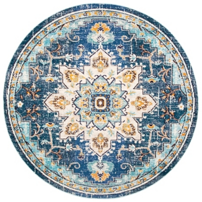 Click here for Safavieh Madison 5 x 5 Round Area Rug  Blue/Light... prices