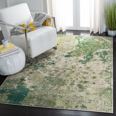 Click here for Safavieh Madison 5-3 x 7-6 Area Rug  Green/Ivory prices