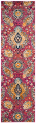 Click here for Safavieh Madison Aisha 2-3 x 16 Runner  Fuchsia/Go... prices