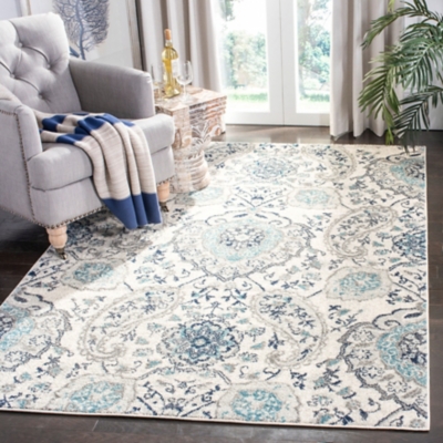 Click here for Safavieh Madison 5-1 x 7-6 Area Rug  Cream/Light G... prices