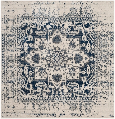 Click here for Safavieh Madison 8 x 8 Square Area Rug  Cream/Navy prices