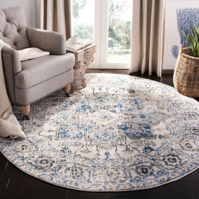 Click here for Safavieh Madison 6-7 x 6-7 Round Area Rug  Gray/Iv... prices