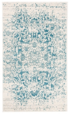 Click here for Safavieh Madison 4 x 6 Area Rug  Teal/Ivory prices