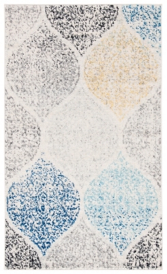 Click here for Safavieh Madison 4 x 6 Area Rug  Ivory/Blue prices