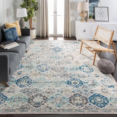 Click here for Safavieh Madison Franya 8 x 10 Area Rug  Ivory/Aqu... prices