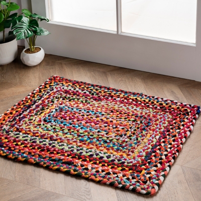Click here for Nuloom Tammara Bohemian Hand Braided Area Rug  Mul... prices