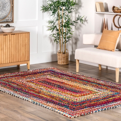 Click here for Nuloom Tammara Bohemian Hand Braided Area Rug  Mul... prices