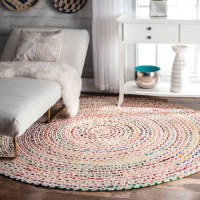 Click here for Nuloom Tammara Bohemian Hand Braided Area Rug  Ivo... prices