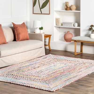 Click here for Nuloom Tammara Bohemian Hand Braided Area Rug  Ivo... prices