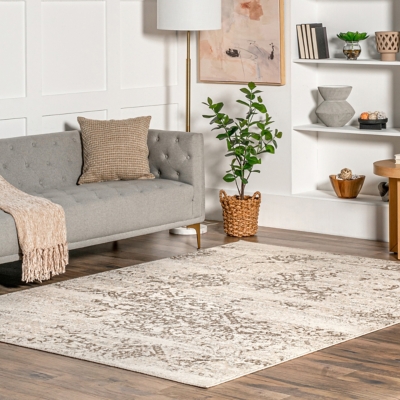 Click here for Nuloom Freja Faded Floral Area Rug  Beige prices