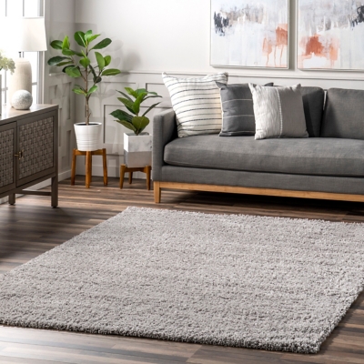 Click here for Marleen Plush Shag 4 x 6 Area Rug  Silver prices