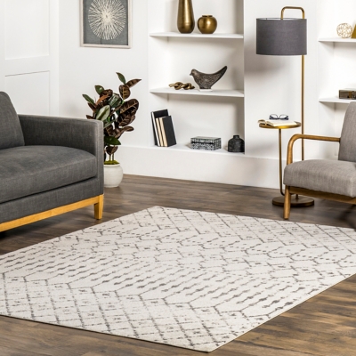 Click here for Nuloom Moroccan Blythe Area Rug  Gray prices