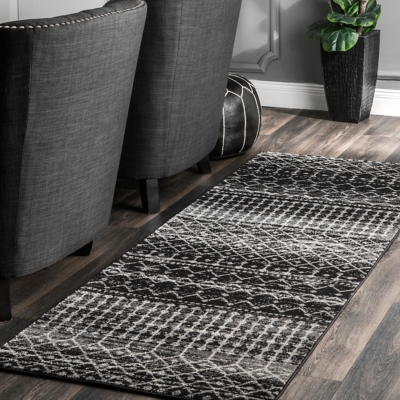 Click here for Nuloom Moroccan Blythe Area Rug  Black prices