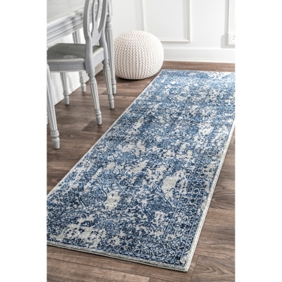 Click here for Nuloom Odell Faded Vintage Area Rug  Light Blue prices
