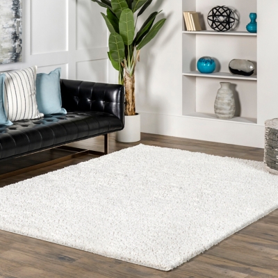 Click here for Nuloom Marleen Contemporary Shag Area Rug  Off Whi... prices