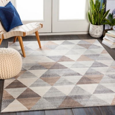 Click here for Livabliss Roma 67 x 9 Area Rug  Black/Gray prices