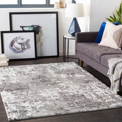 Click here for Livabliss Venice 53 x 73 Area Rug  Black/Gray prices
