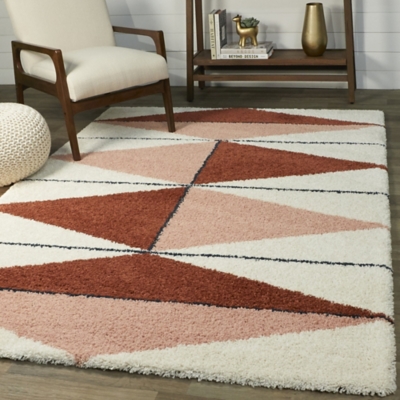 Click here for Balta Levine Modern Geometric Shag 2 7 x 7 Runner... prices