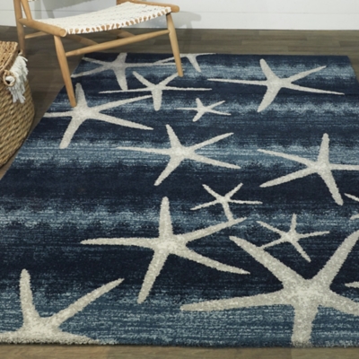 Click here for Balta Martin Coastal Starfish 6 7 x 9 Area Rug  Da... prices