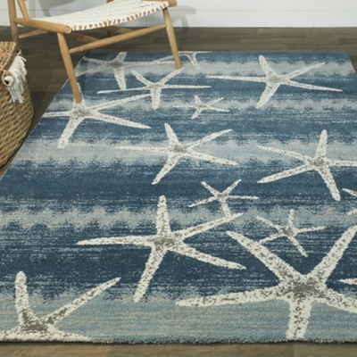 Click here for Balta Martin Coastal Starfish 2 2 x 7 Runner  Blue prices