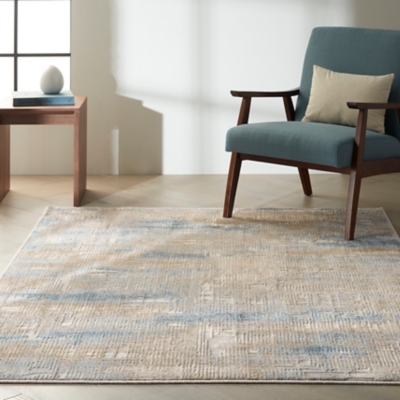 Click here for Calvin Klein Rush 6 x 9 Blue/Beige Modern Indoor R... prices
